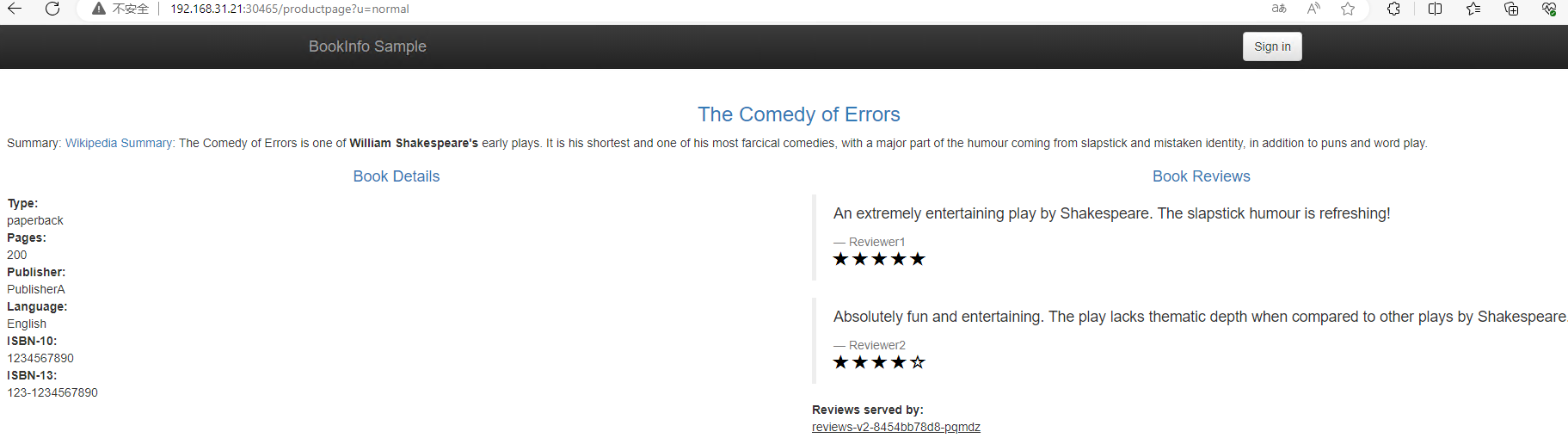 30.云原生Istio官网Bookinfo应用实战之Bookinfo部署-CSDN博客