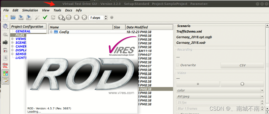 VTD软件操作指南：从打开到系统时间管理-CSDN博客