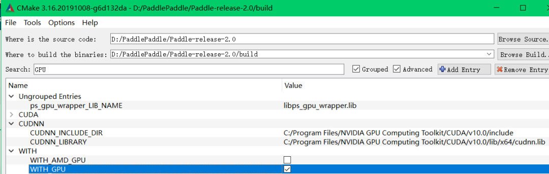 Paddle推理库(Inference Library)编译爬坑记 C++ GPU版【看完编译畅通无阻】_paddle c++-CSDN博客