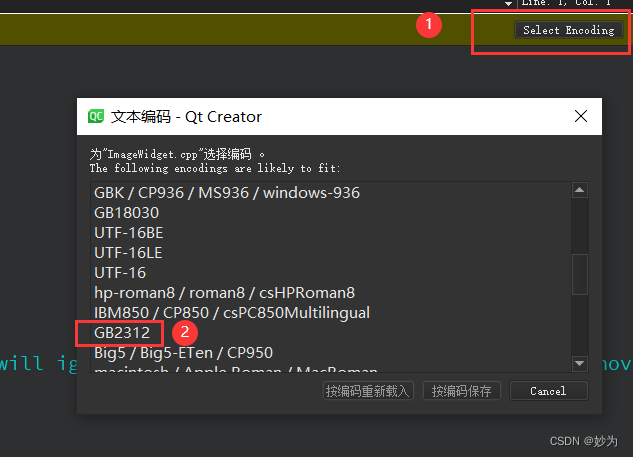 Error:Could not decode “ImageWidget.cpp“ with “UTF-8“-encoding.Editing not possible_could not ...