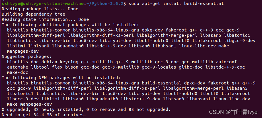 Ubuntu下的基本知识点（一）_note, selecting 'libpython3.6-stdlib' for regex 'p-CSDN博客