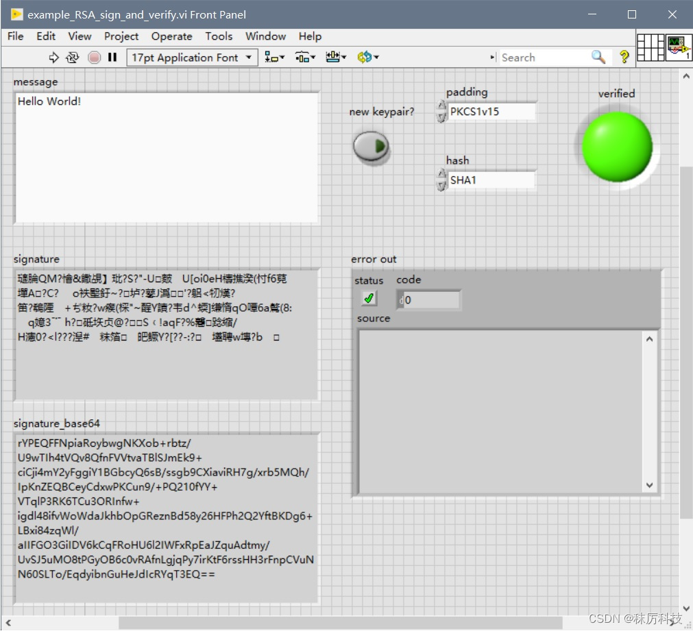 【秣厉科技】LabVIEW工具包——Crypto（密码技术）_labview crypto-CSDN博客