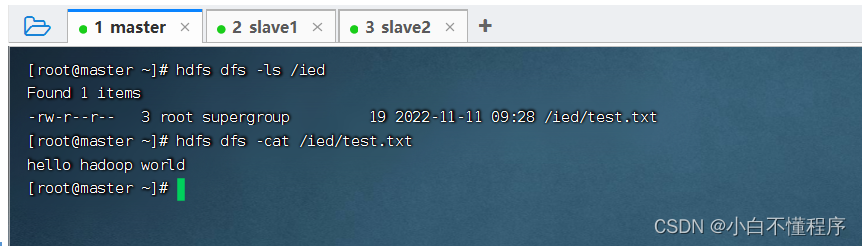 HDFS的shell操作_hadoop删除目录命令-CSDN博客