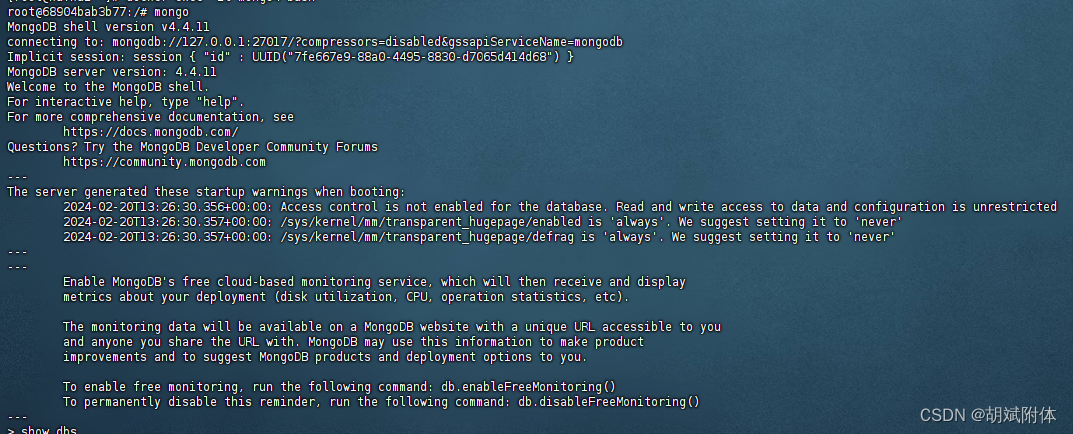 docker之安装mongo创建运行环境_mongo docker-CSDN博客