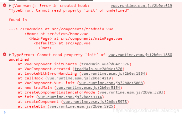 echarts踩坑 Error in created hook: “TypeError: Cannot read property ‘init‘ of undefined“_error in ...