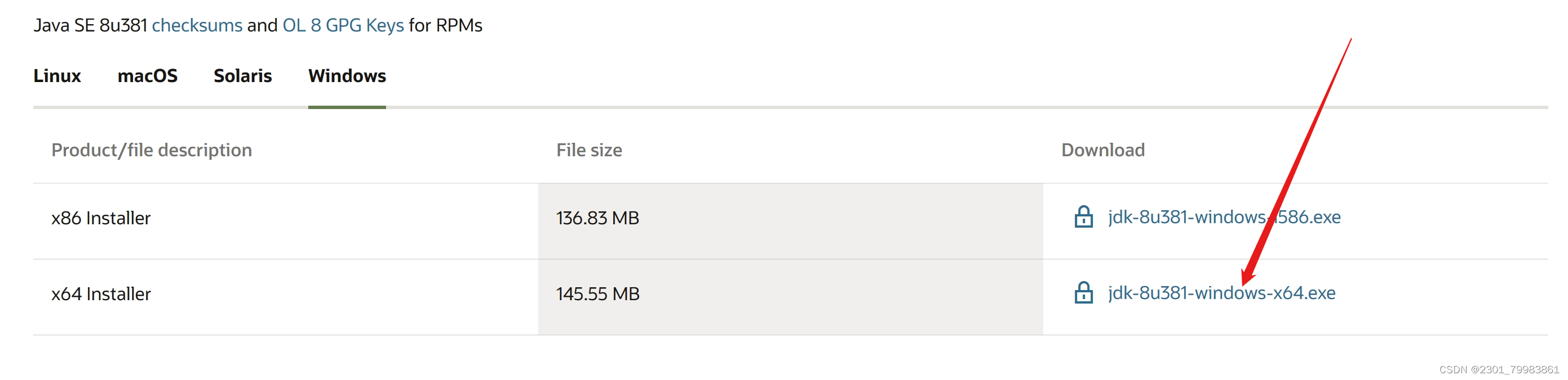 JDK的下载安装和变量_jdk-8u381-windows-x64.exe-CSDN博客