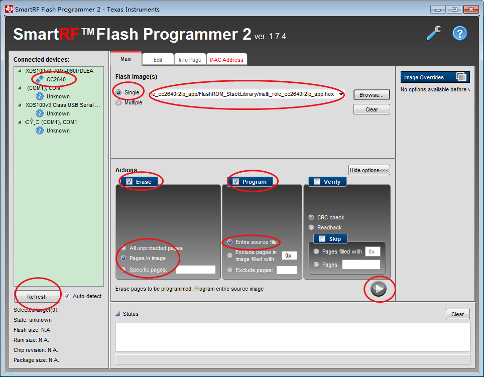 CC2640R2F学习笔记（1）——搭建环境、编译烧写_iar的predefined symblols-CSDN博客