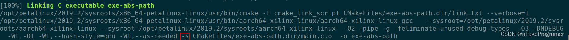 【cmake】make install/strip：减小目标占用的空间大小_cmake strip-CSDN博客