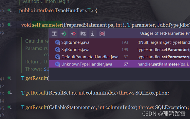 mybatis自定义类型处理器的一次源码探寻_sqlrunner requires an instance of null to represen-CSDN博客