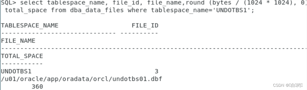 切换数据库的临时表空间为temp1，切换数据库的undo表空间为 undotbs01_数据库undotbso1-CSDN博客