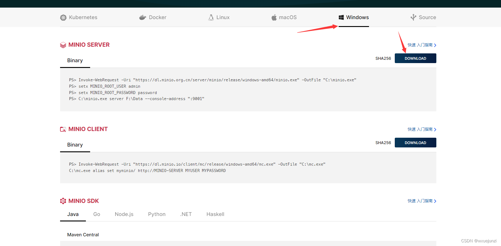 minio的安装与使用（windows与linux）_linux查看minio安装路径-CSDN博客