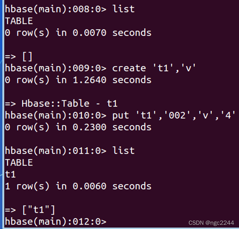 实验三 Hbase数据库操作实验三 Hbase表设计和数据操作 Csdn博客