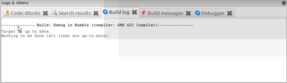 Code::Blocks Toolbars (工具栏) - Logs (日志栏) - Status bar (状态栏) - Manager (管理栏) 界面设置_codeblocks上面的工具 ...