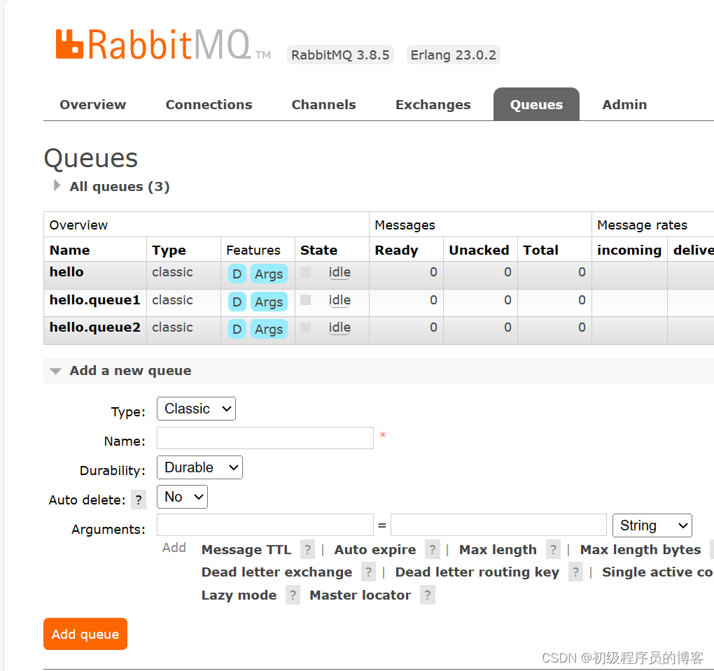 RabbitMQ笔记（基础篇）_rabbitmq等相关技术的课堂笔记-CSDN博客