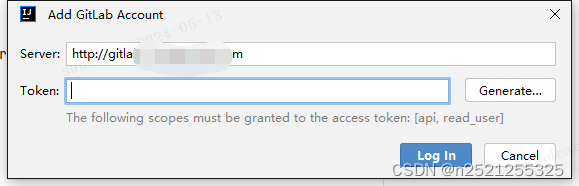 使用Idea无法用Token登录GitLab_gitlab token登录-CSDN博客