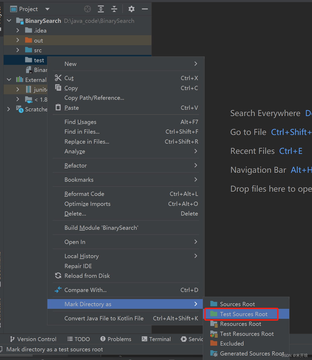 idea中使用Junit测试（简单Java项目）_ideajunit测试-CSDN博客
