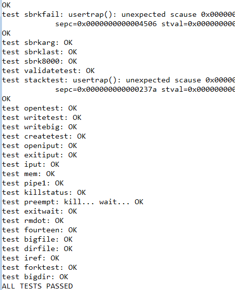 xv6实验课程--xv6的写时拷贝(COW)(2021)_usertrap(): unexpected scause ...
