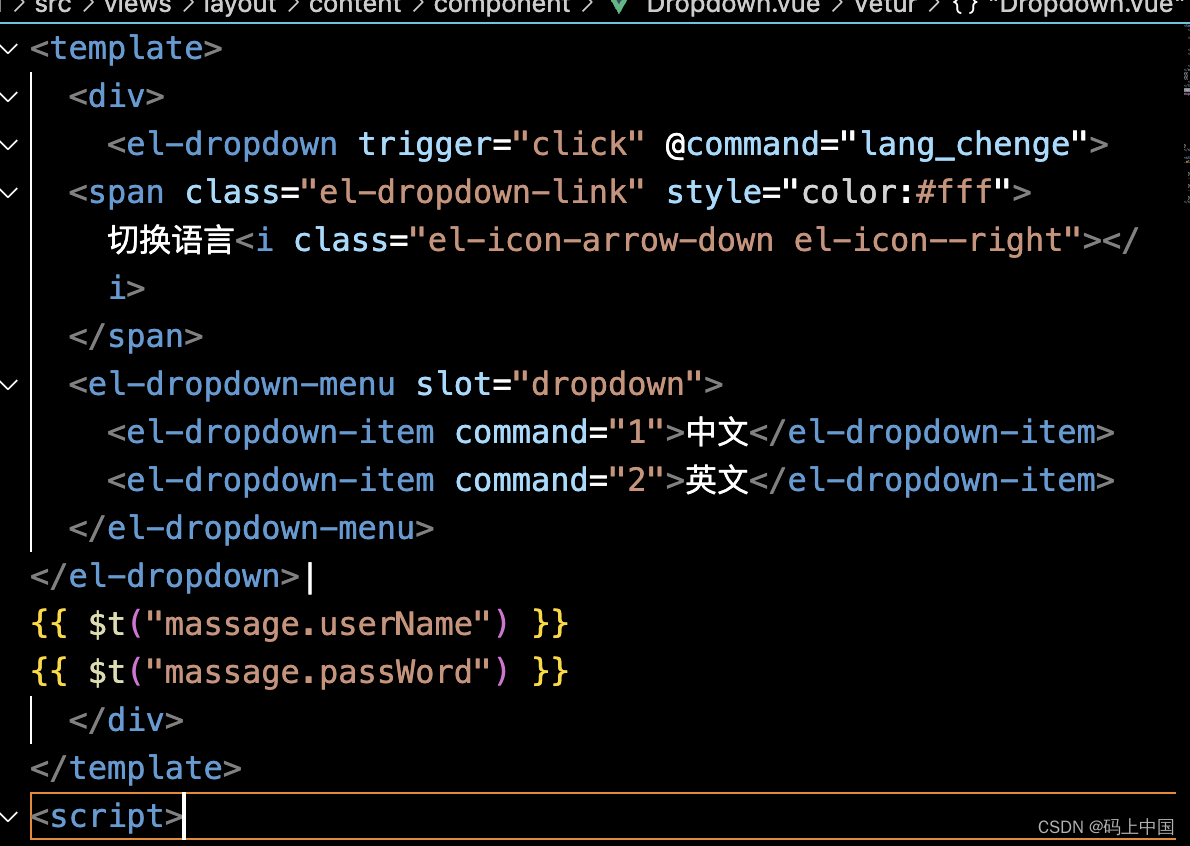 Vue 国际化项目使用处理超详细讲解vue国际化文件使用大全 Csdn博客