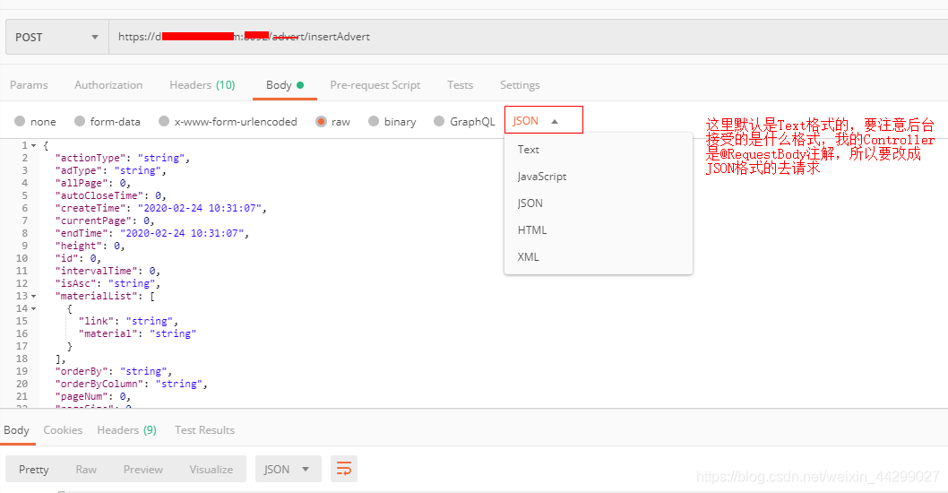 HttpMediaTypeNotSupportedException: Content type ‘text/plain；charset ...