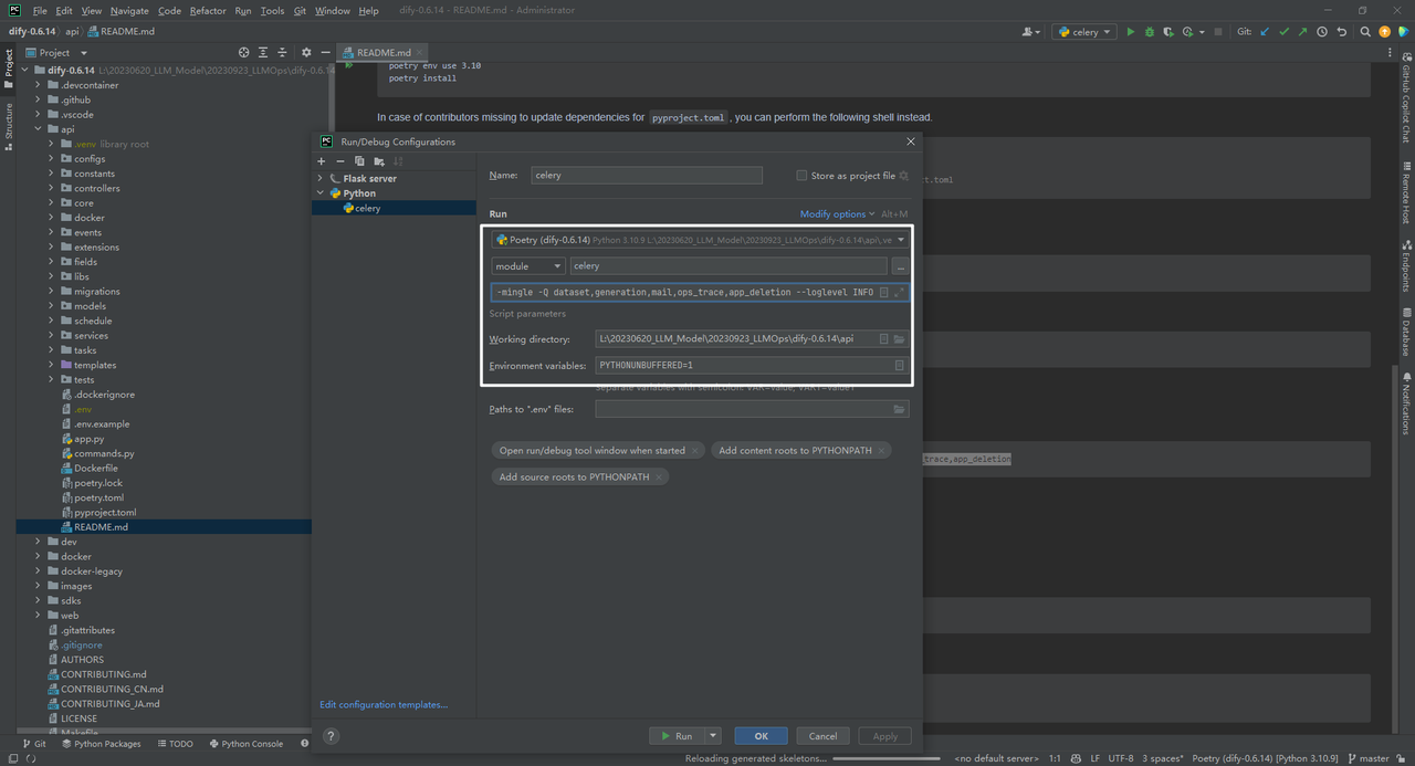 Dify v0.6.14源码部署_dify pycharm-CSDN博客