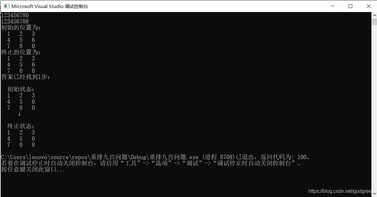 暴力美学之广度搜索求解重排九宫格问题-CSDN博客
