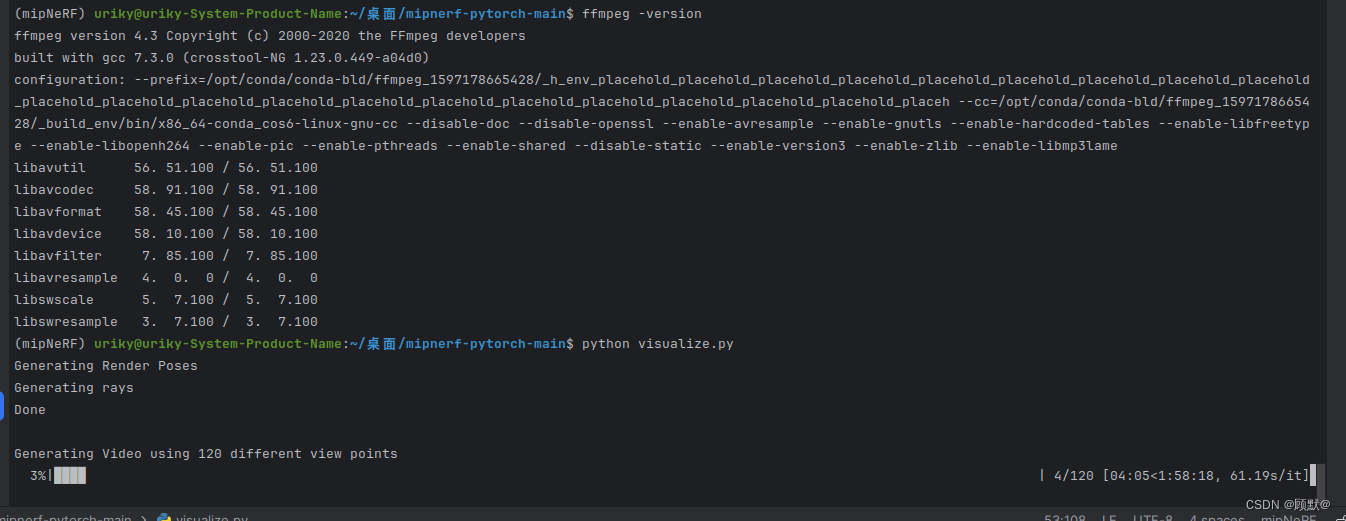 mipNeRF-pytorch版复现流程（更新中）_mip-nerf复现-CSDN博客