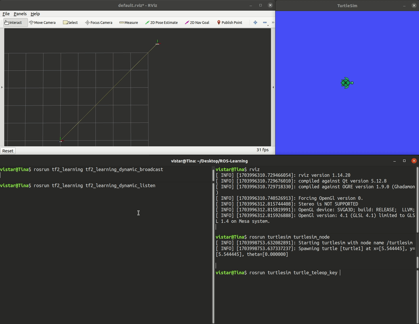 [ROS 系列学习教程] ROS TF坐标变换 - 动态坐标变换_tf::transformpose 坐标系变换文件在哪-CSDN博客