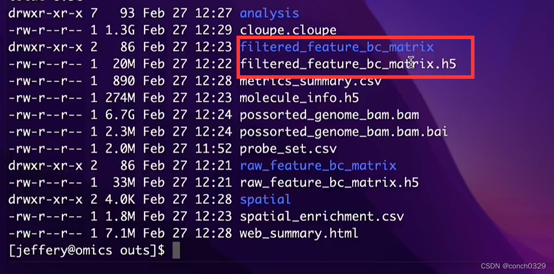 空间转录组基础数据解读+学习方法_filtered bc feature matrix-CSDN博客