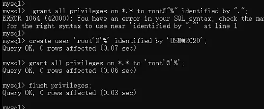 MySql8.0版本 The user specified as a definer (‘root‘@‘%‘) does not exist已解决_mysql root % not exist ...