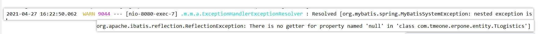 解决 There is no getter for property named ‘null‘ in ‘class 报错_spring boot_勤奋的小镇青年、-华为开发者空间