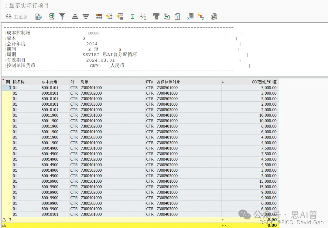 SAP-CO成本中心费用分配之执行分配-＜KSV5＞_sap ksv5-CSDN博客