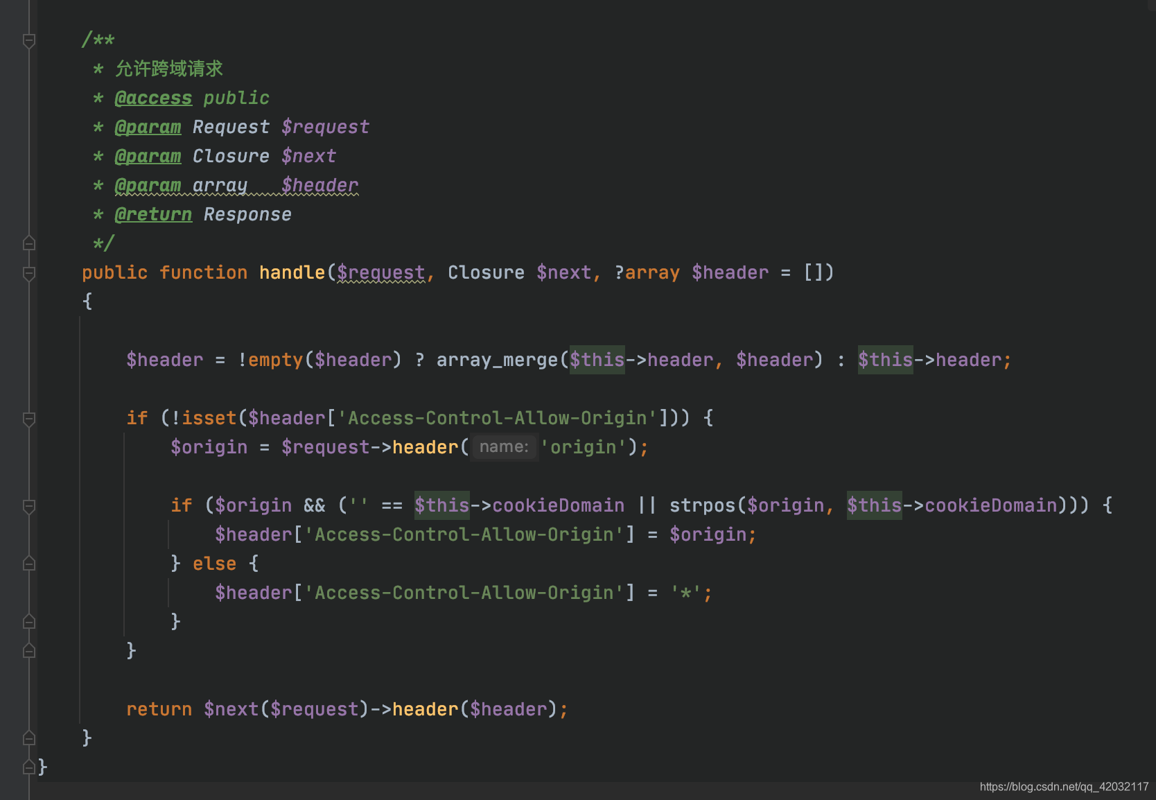thinkphp6设置跨域问题_public function handle($request, closure $next, ? -CSDN博客