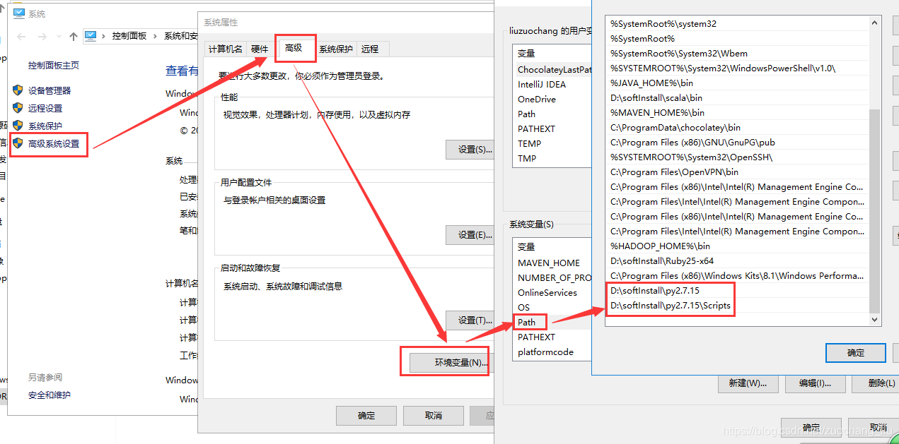 如何设置python2，python3，并添加环境变量python2环境变量设置 Csdn博客 5961