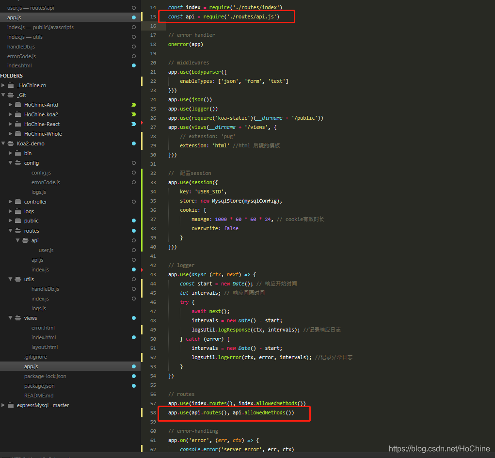 koa mysql session_koa2学习笔记03 - 给koa2配置session ——koa2结构分层、配置数据库、接口...-CSDN博客