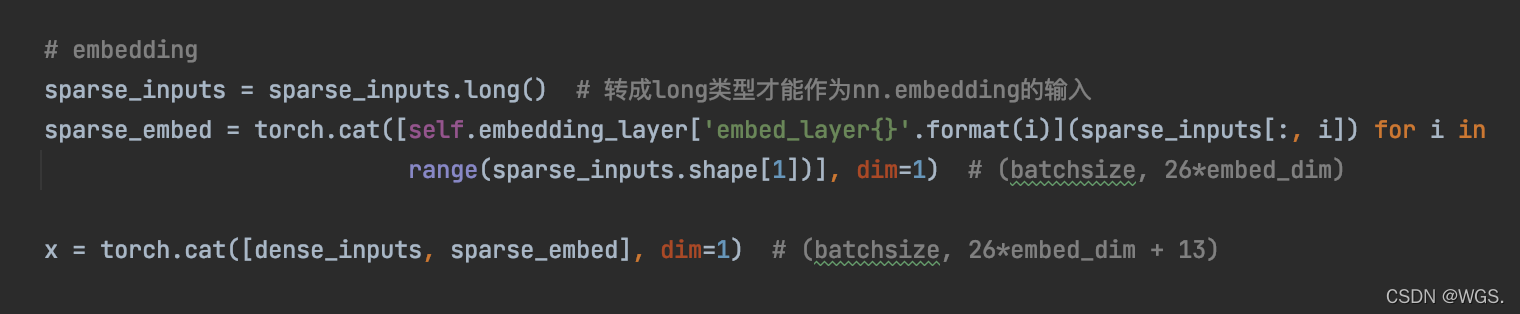Expected tensor for argument #1 ‘indices‘ to have one of the following scalar types: Long, Int ...