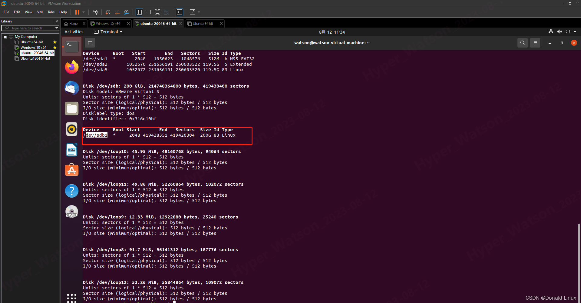 2023-08-12 VMware Workstation 17 Pro ubuntu 虚拟机挂载另外一个虚拟硬盘vmdk，在虚拟机崩溃的情况下通过这个方法可以找回原来的资料_一个虚拟机可以挂 ...