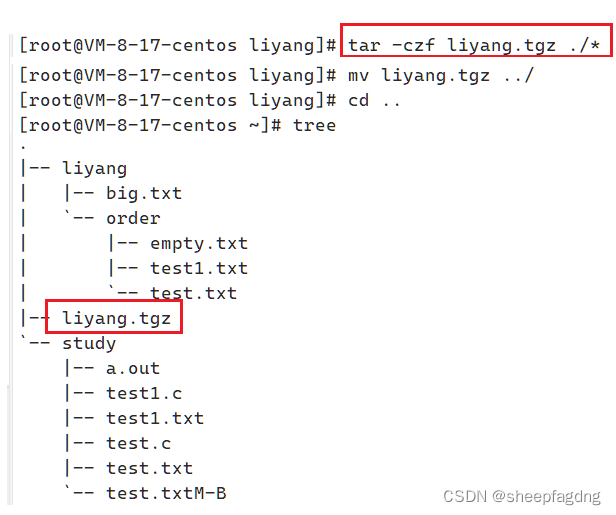 Linux指令|压缩文件|zip|tar_tar czf-CSDN博客