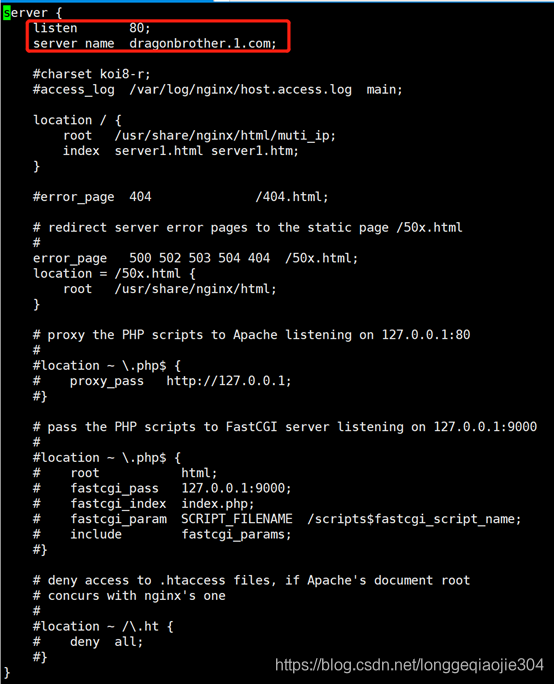 Nginx虚拟主机多host域名配置演示_nginx 设置多个host-CSDN博客