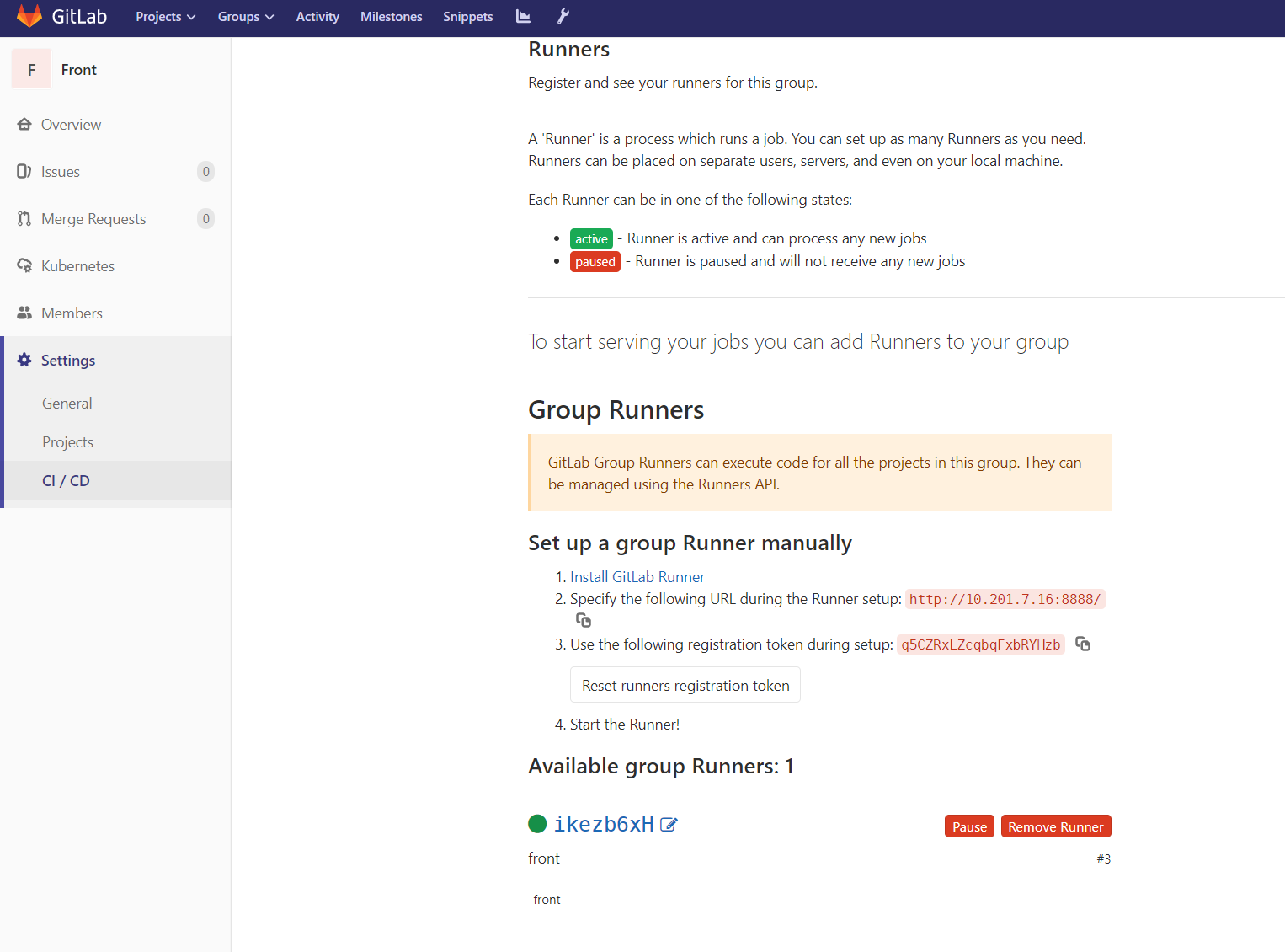 Gitlab和gitlab-runner安装和注册_此注册流程仅支持 gitlab runner 15.10 或更高版本 gitlab runner 1-CSDN博客