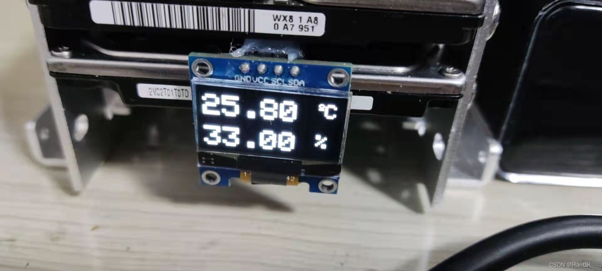 ESP8266温湿度计----点灯Blinker+SSD1306 0.96英寸OLED_用ssid1306显示传感器-CSDN博客