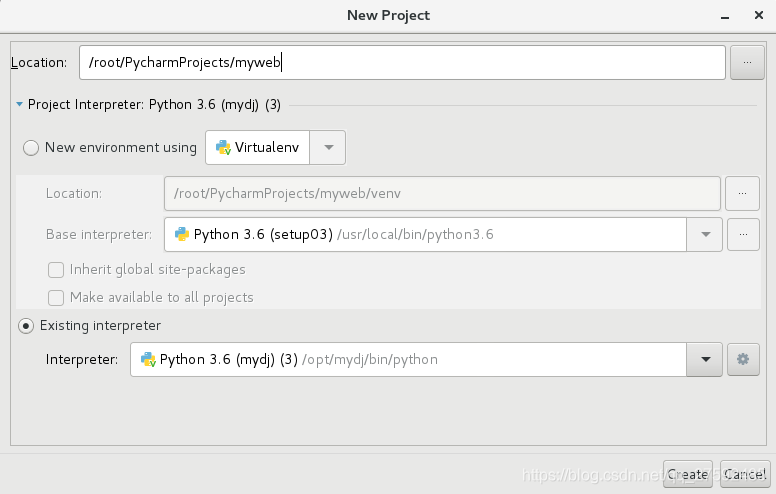 【web开发一】centos74 Python36虚拟环境，部署django框架，实现网站的访问网页端 运行python的虚拟机平台网站如何实现 Csdn博客