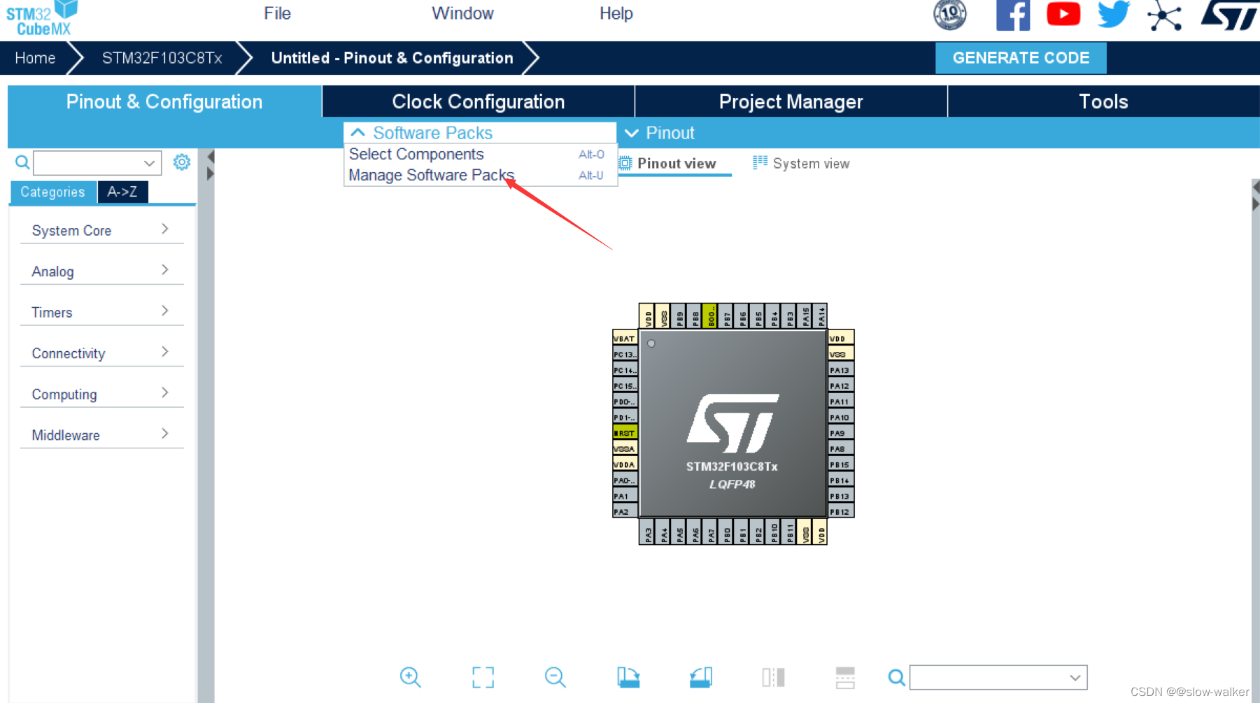 CubeMax添加Rtthread操作系统 组件STM32F103_rt-thread组件下载-CSDN博客