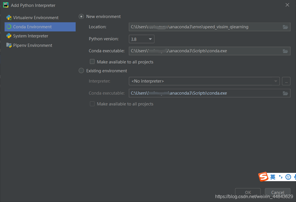 解决pycharm安装conda解释器报错Invalid Python interpreter name ‘conda.exe‘_an invalid python interpreter ...