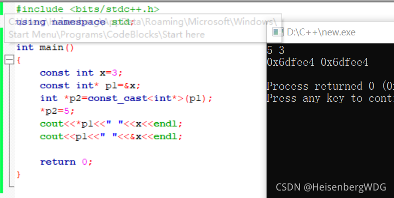 C++的四种类型转换reinterpret_cast/const_cast/static_cast /dynamic_cast-CSDN博客