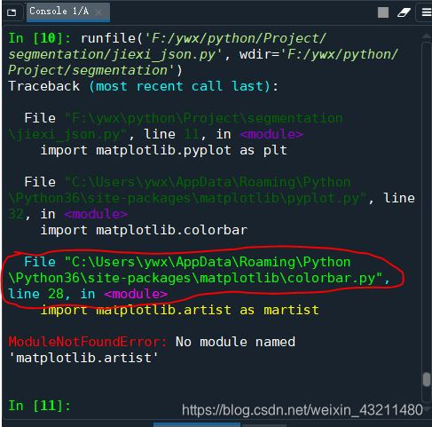 python ModuleNotFoundError：No module named 'matplotlib.artist'_no ...