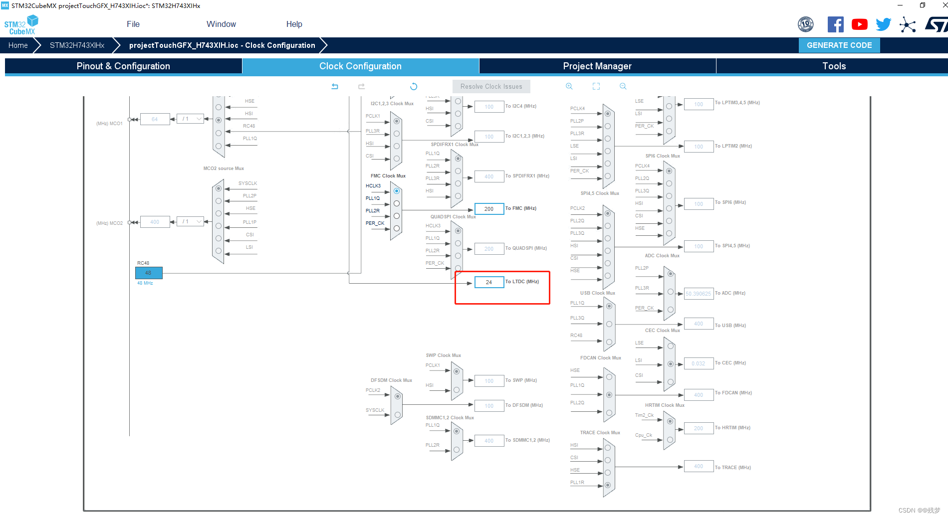 21、stm32使用LTDC驱动LCD_stm32h7 ltdc-CSDN博客