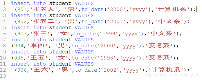 Oracle（11g）数据库教程之十：oracle操作题 （复习课）oracle初学者试题 Csdn博客
