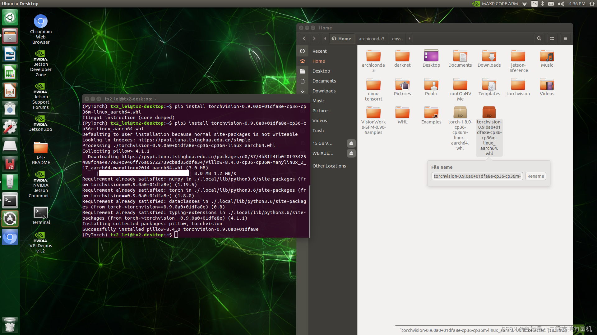 【玩转Jetson TX2 NX】（十）TX2 NX 安装Archiconda3+创建pytorch环境（详细教程+错误解决）-CSDN博客