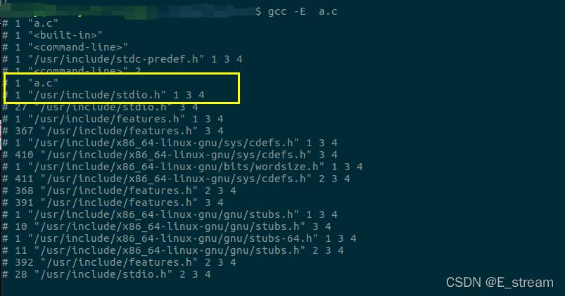 预处理中的头文件stdio.h在哪？里面有什么？_stdio.h在哪里-CSDN博客