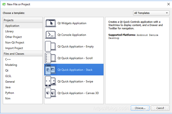 QtQuick QML 快速上手教程-2 构建QML Qt Quick工程_qt quick application scroll 和 qt quick application-CSDN博客